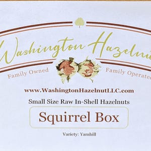 In-shell Hazelnuts Grown in Our Family's Orchard. 12 Pound Squirrel Box ...