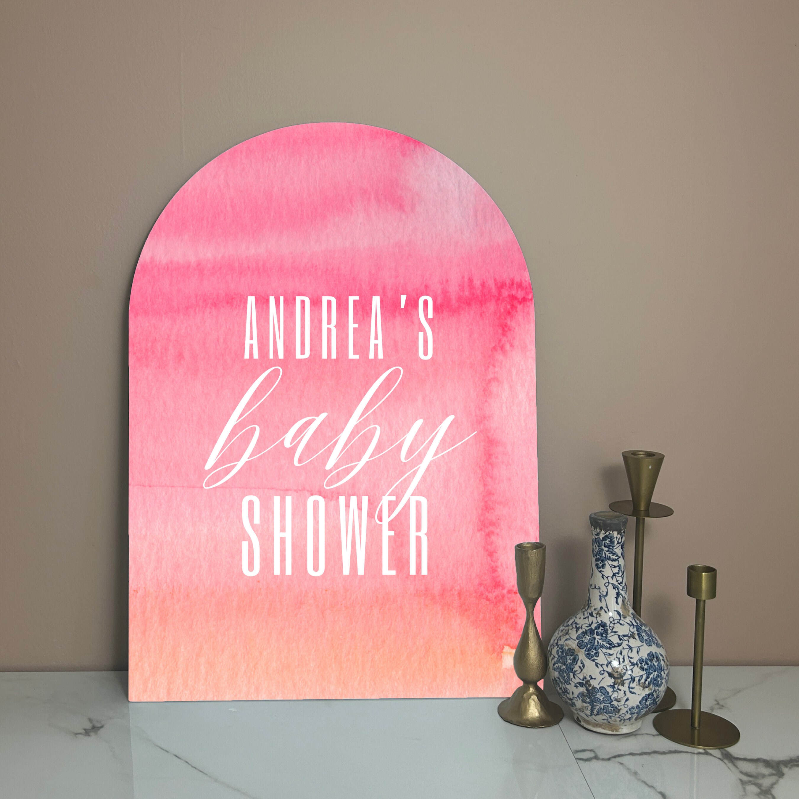 Personalized Baby Shower Arch Sign Party Welcome Sign for Baby Shower ...