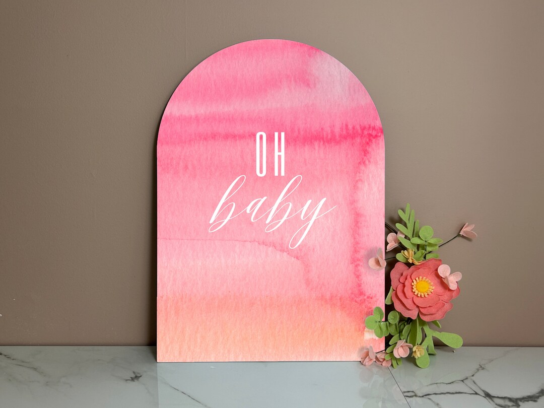 Oh Baby Arch Sign for Party Welcome Sign for Baby Shower Arch Sign for ...