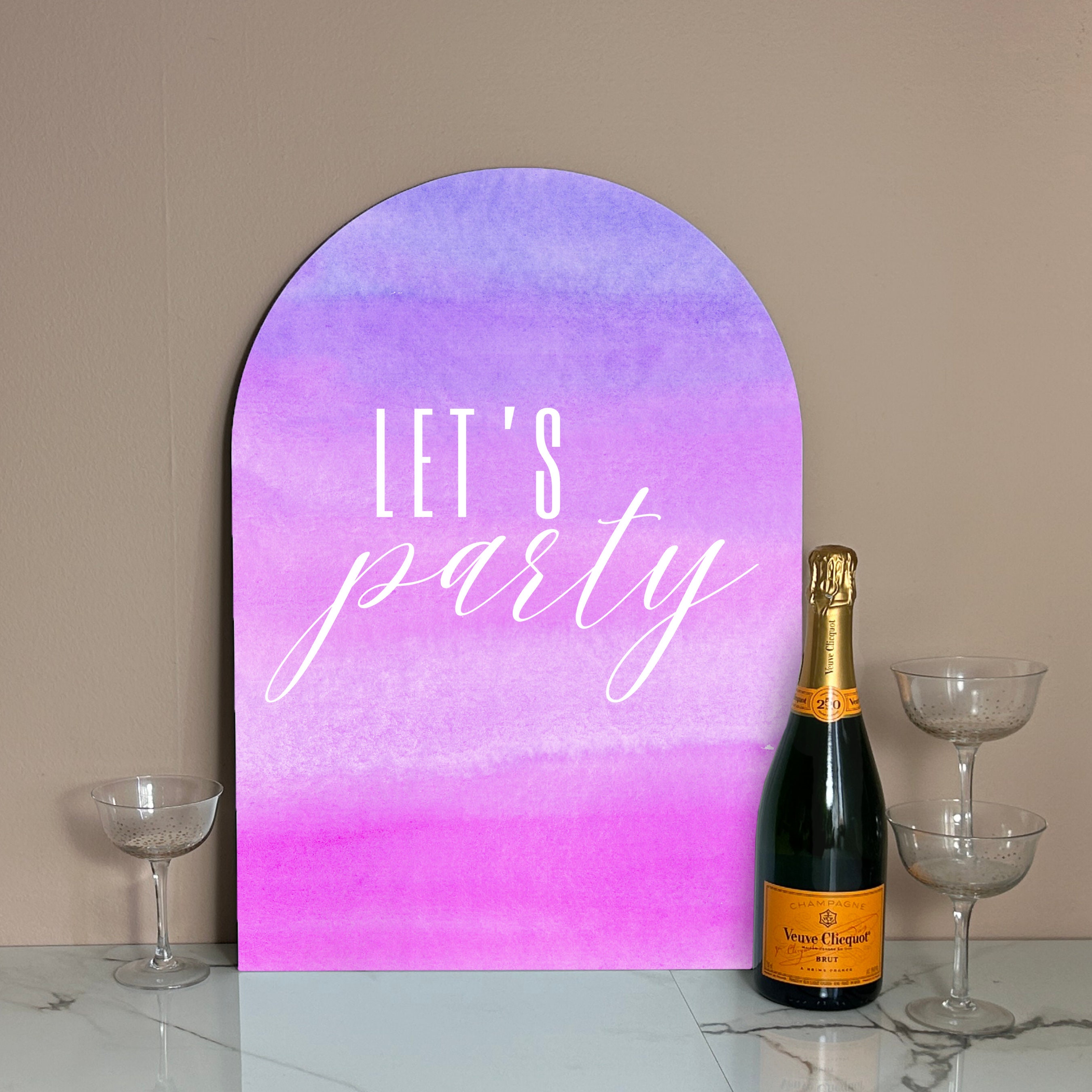 Let's Party Arch Sign for Party Welcome Sign for Birthday Arch Sign for ...