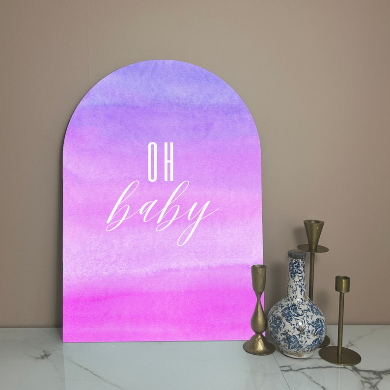 Oh Baby Arch Sign for Party Welcome Sign for Baby Shower Arch Sign for ...