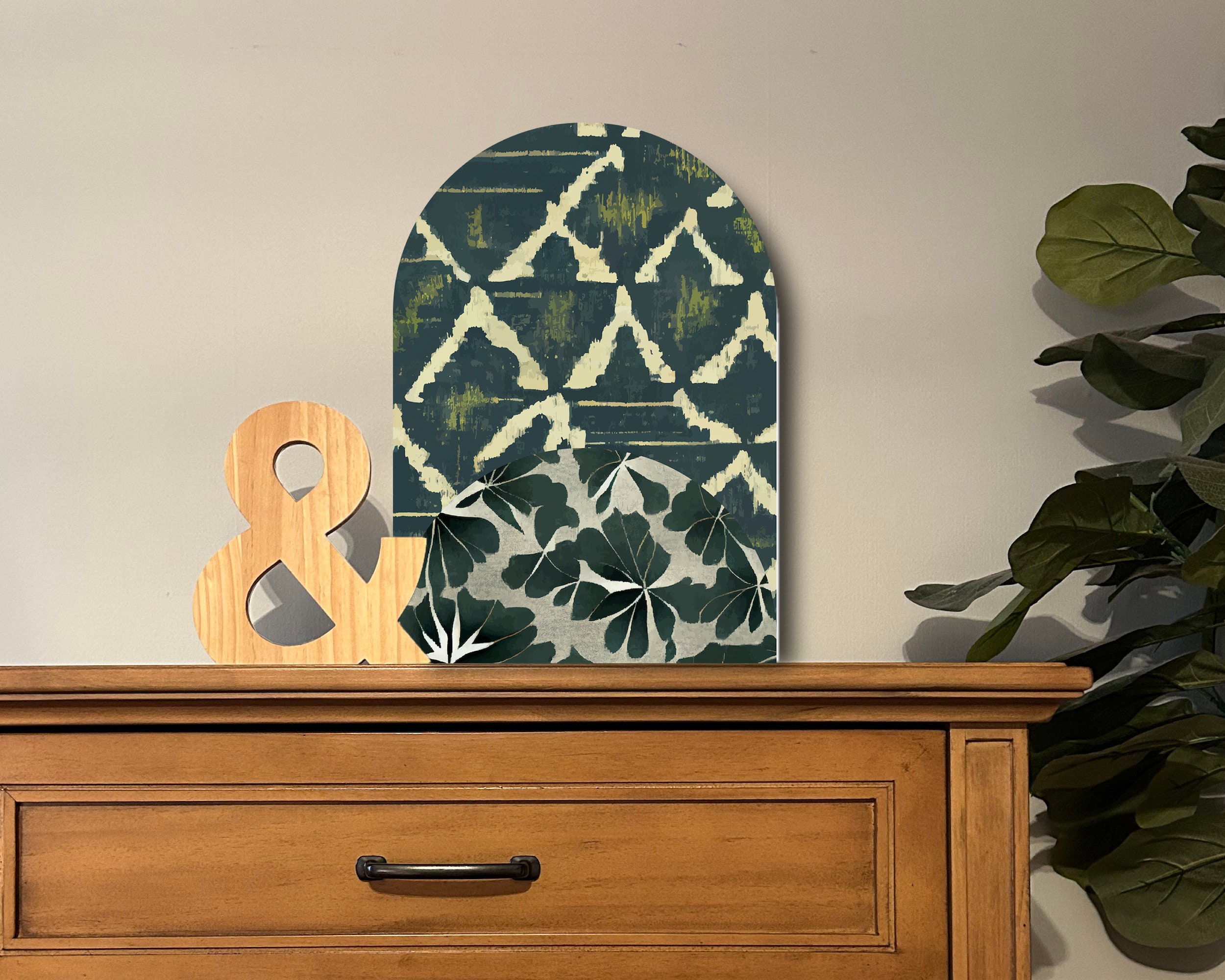 Modern Nature Inspired Layered Arch Wall Art. Eclectic Home - Etsy