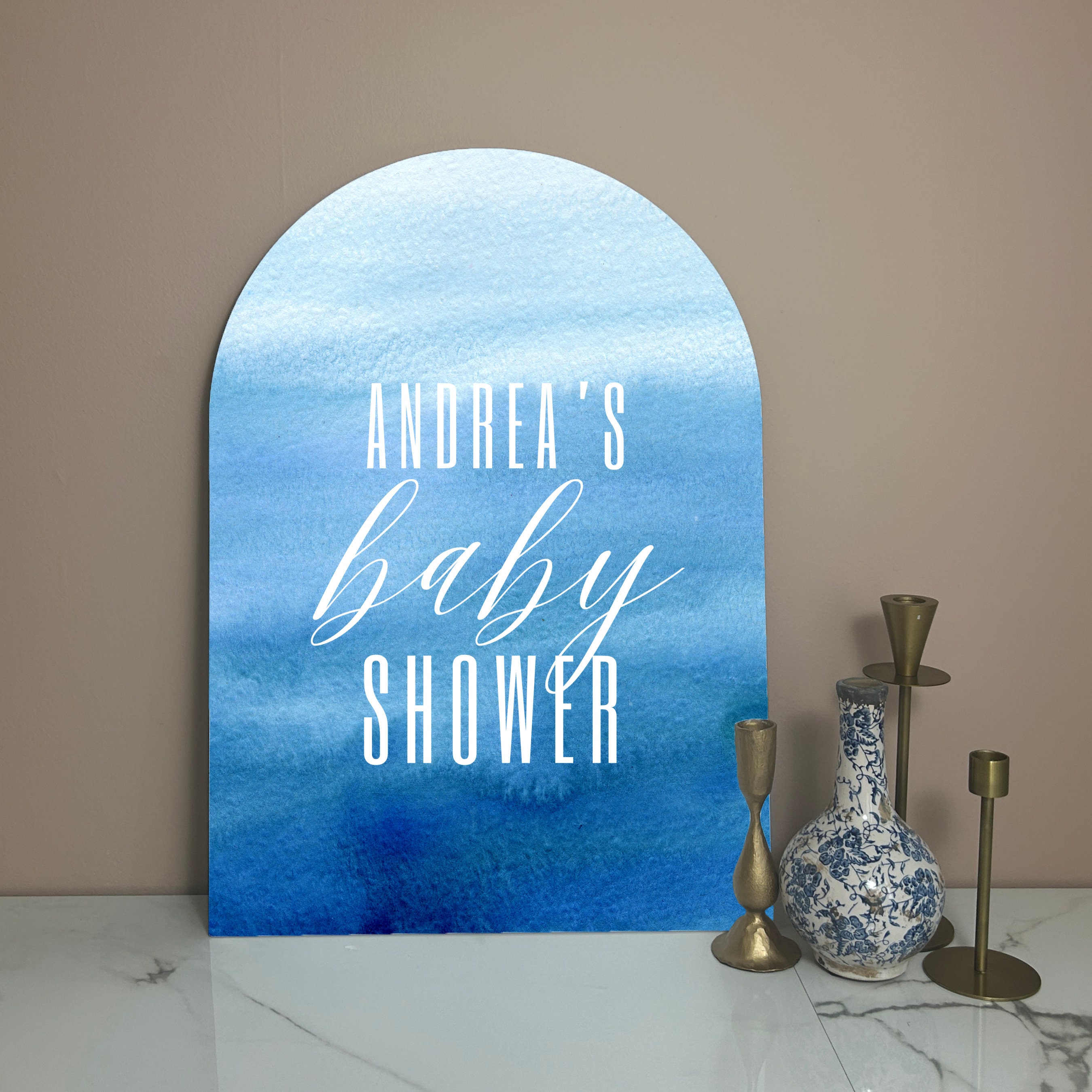 Personalized Baby Shower Arch Sign Party Welcome Sign for Baby Shower ...