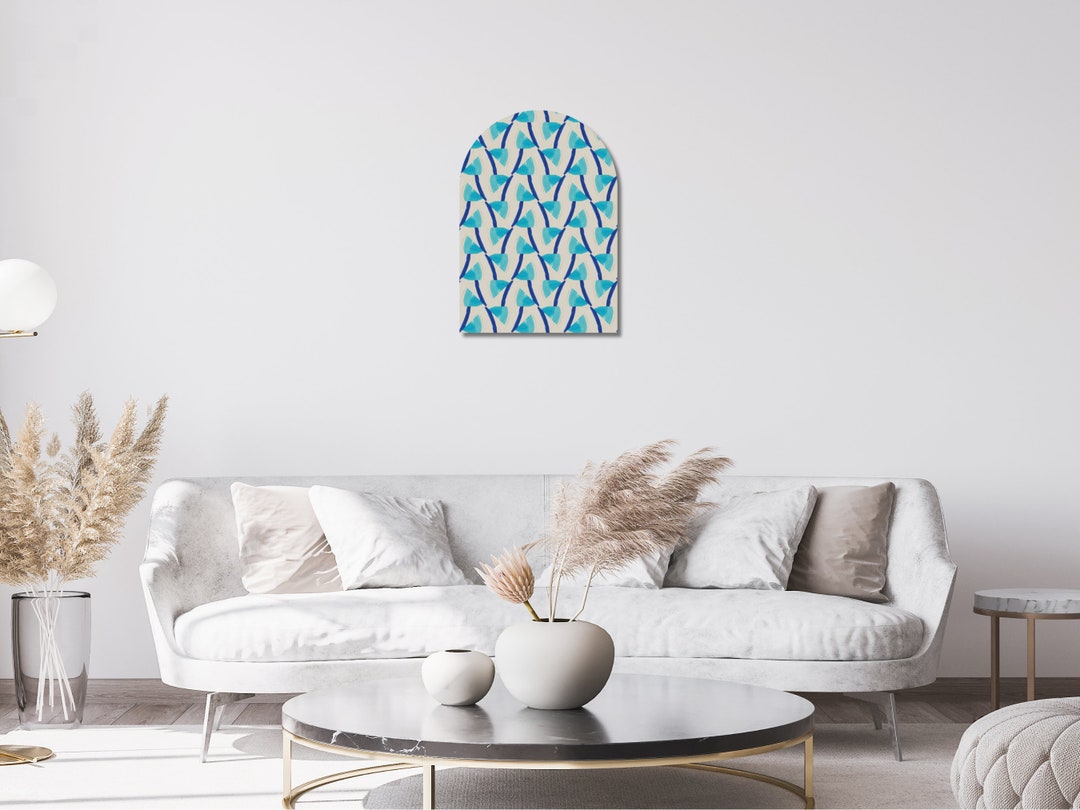 Geometric Arch Wall Art. Eclectic Home Decor. Abstract Artwork ...
