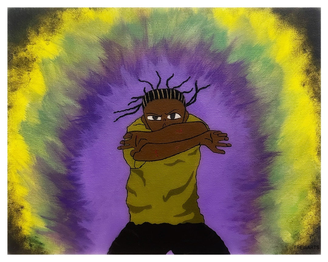 Black Animations | Black Art | Anime | Room Decor | Vibrant Colours ...