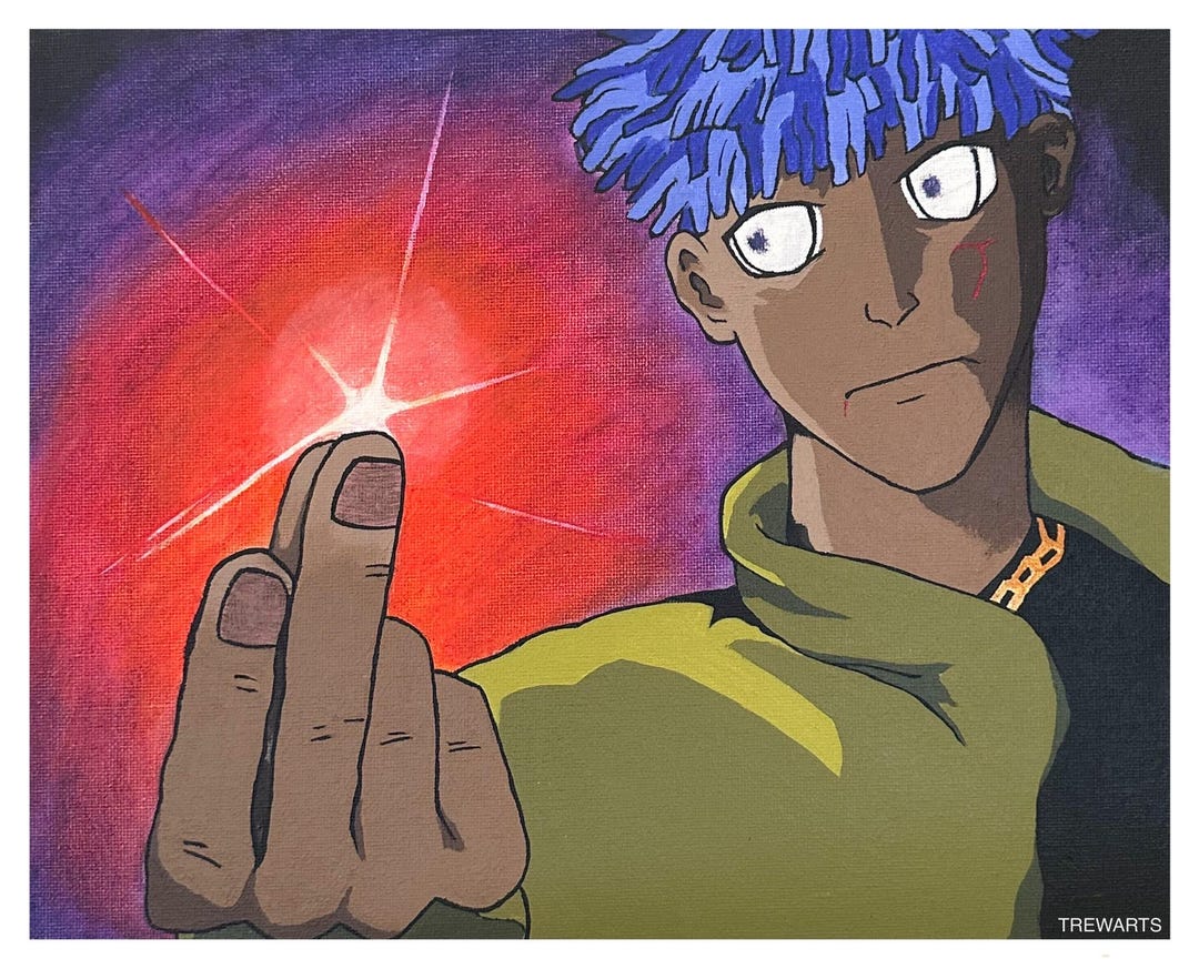 Black Animations | Black Art | Anime | Room Decor | Vibrant Colours ...