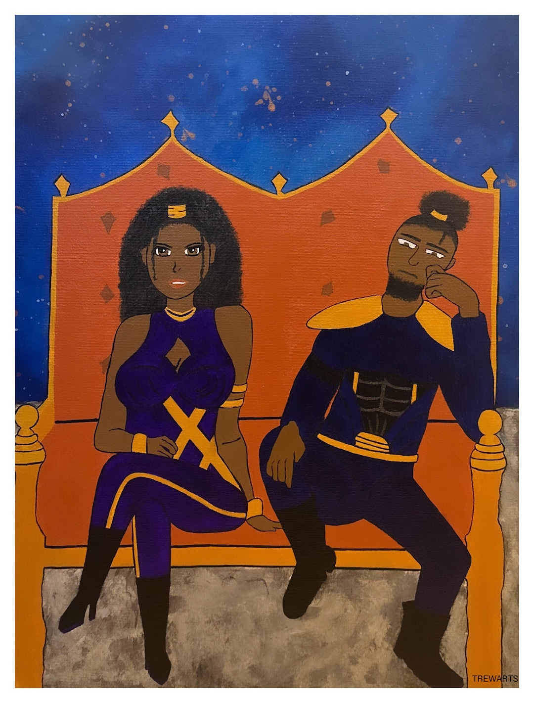 Black Animations Black Art Anime Room Decor Vibrant Colours Canvas ...