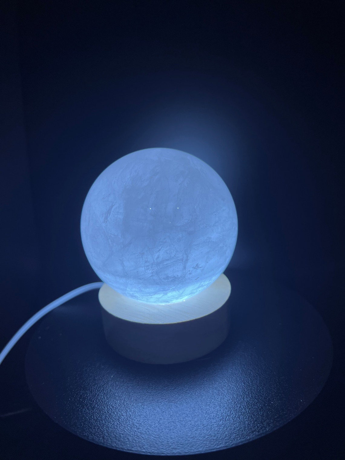 Crystal Light Stand Crystal Stand Sphere Stand Light - Etsy