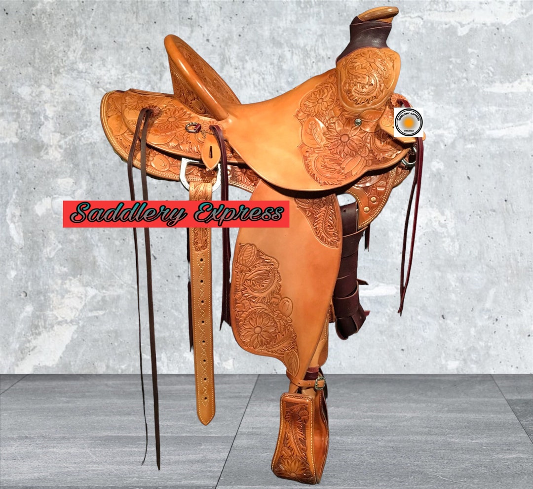 Handmade Western Big Horn Saddle 12 Inch - Etsy