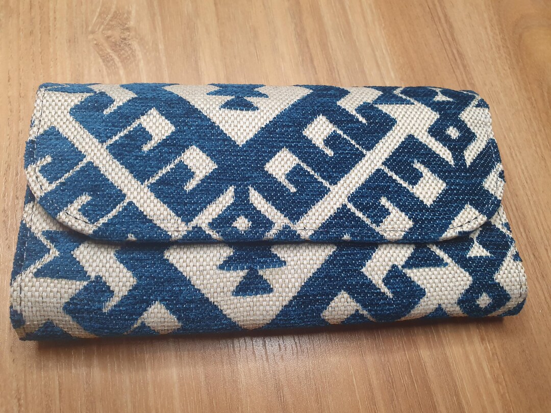 Unusual Wallet for Women Made of Leather & Fabric, Various Colors ...