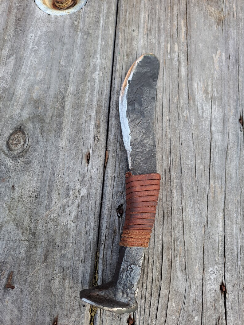 Handmade Railroad Spike Knife - Etsy