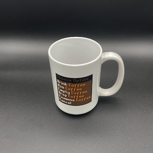 OSRS Coffee Mug, OSRS Coffee Menu Mug, Old School Runescape Coffee Mug ...