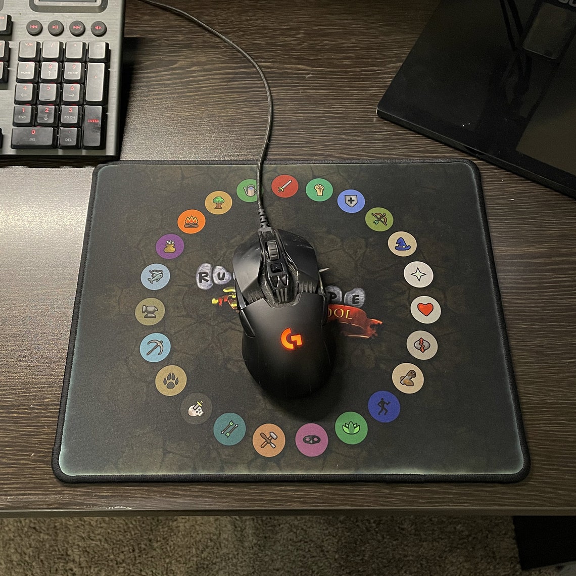 OSRS Skill Circle Mouse Pad OSRS Skill Circle Gaming Mat - Etsy
