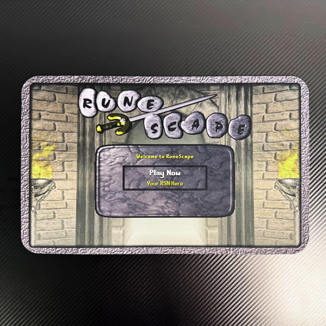 OSRS Login Screen Customizable Mouse Pad - Etsy