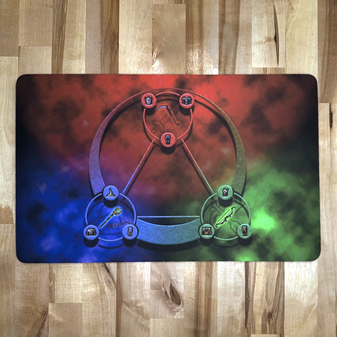 OSRS Combat Triangle Mouse Pad, OSRS Combat Triangle Gaming Mat, OSRS ...