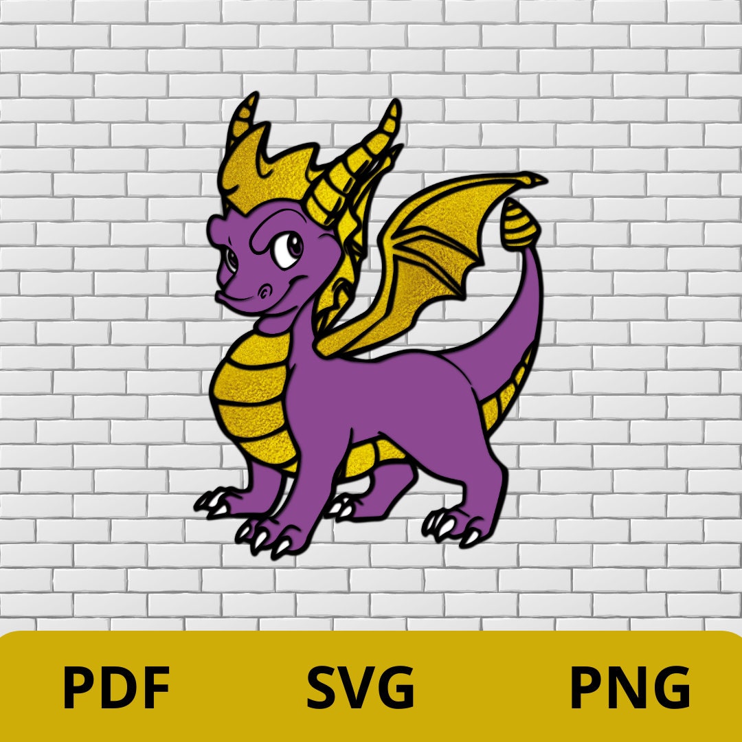 Spy Dragon SVG File Stacked Sign for Laser Cutting Mandala - Etsy