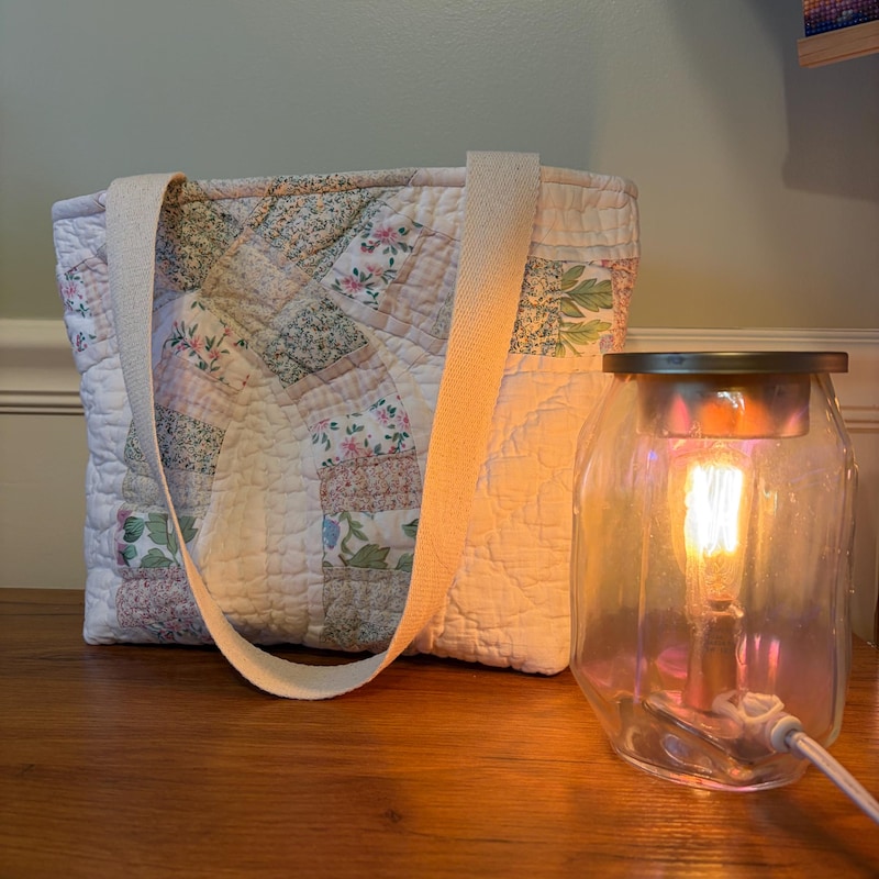 Tote Upcycled Quilt - Etsy