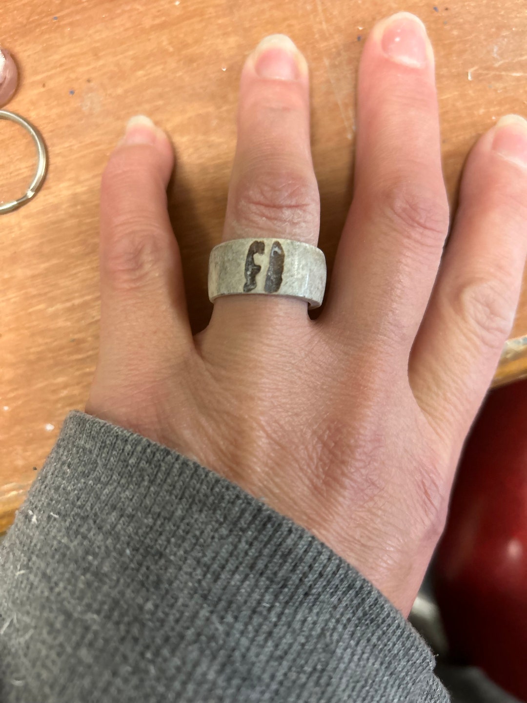 Deer Antler Ring Polished, Men’s Ring, Women’s Ring, Hunters Gift ...