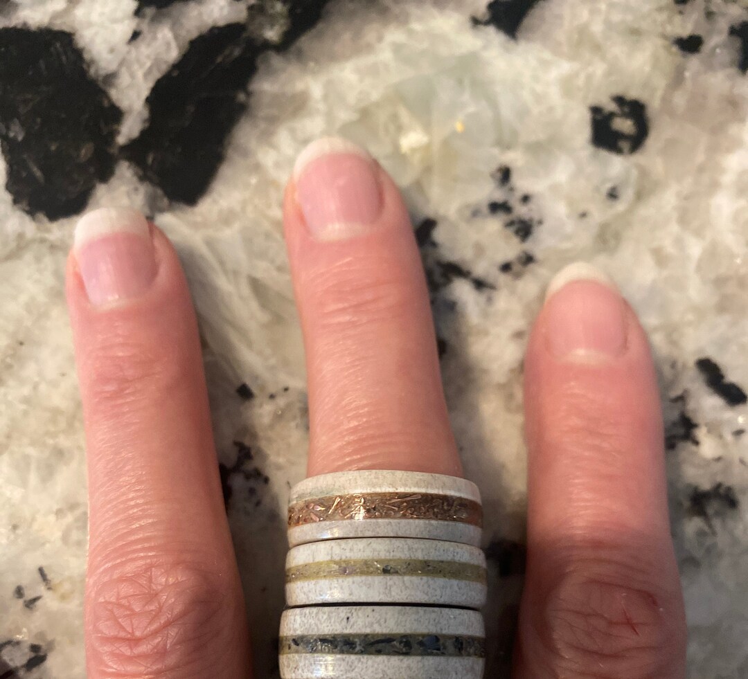 Antler Rings-deer Antler-men’s Ring, Hunters, Jewelry, Turquoise, Black ...