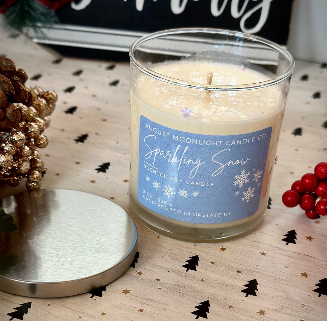 Sparkling Snow - Scented Candle - Etsy