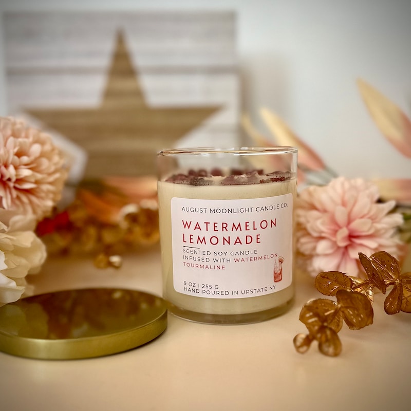 Watermelon Candle - Etsy