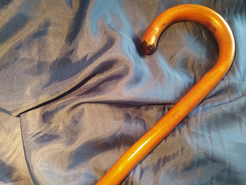 Brand New Wooden Ashwood Crook Gentleman Handle Walking Stick Cane UK ...