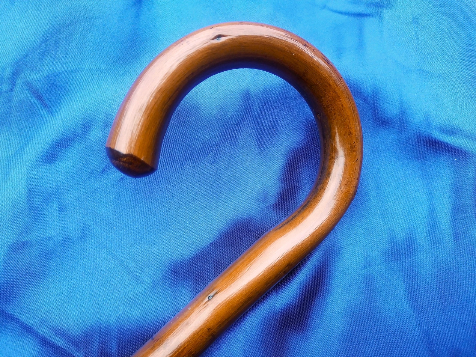 Brand New Wooden Ashwood Crook Gentleman Handle Walking Stick Cane UK ...