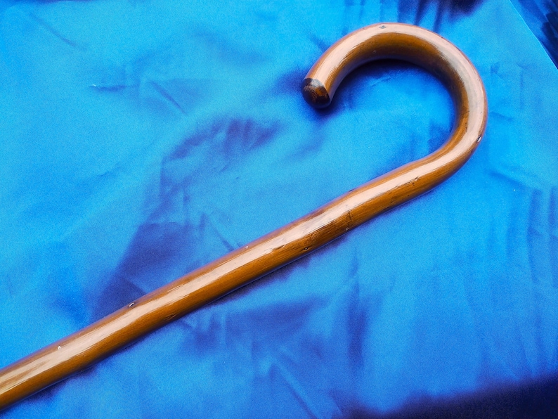 Brand New Wooden Ashwood Crook Gentleman Handle Walking Stick Cane UK ...