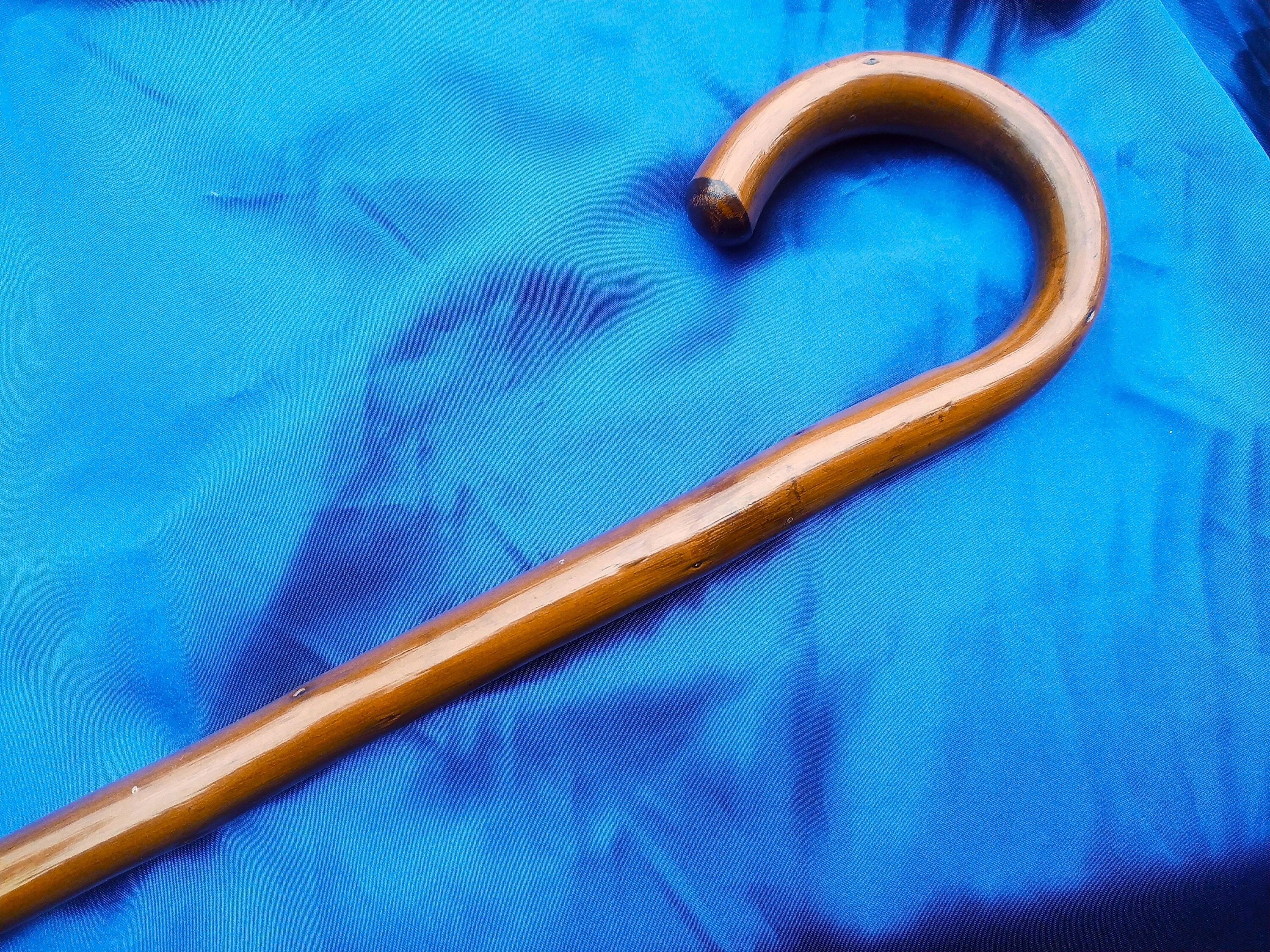 Brand New Wooden Ashwood Crook Gentleman Handle Walking Stick Cane UK ...