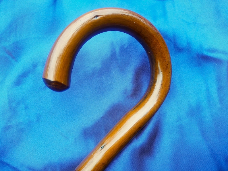 Brand New Wooden Ashwood Crook Gentleman Handle Walking Stick Cane UK ...