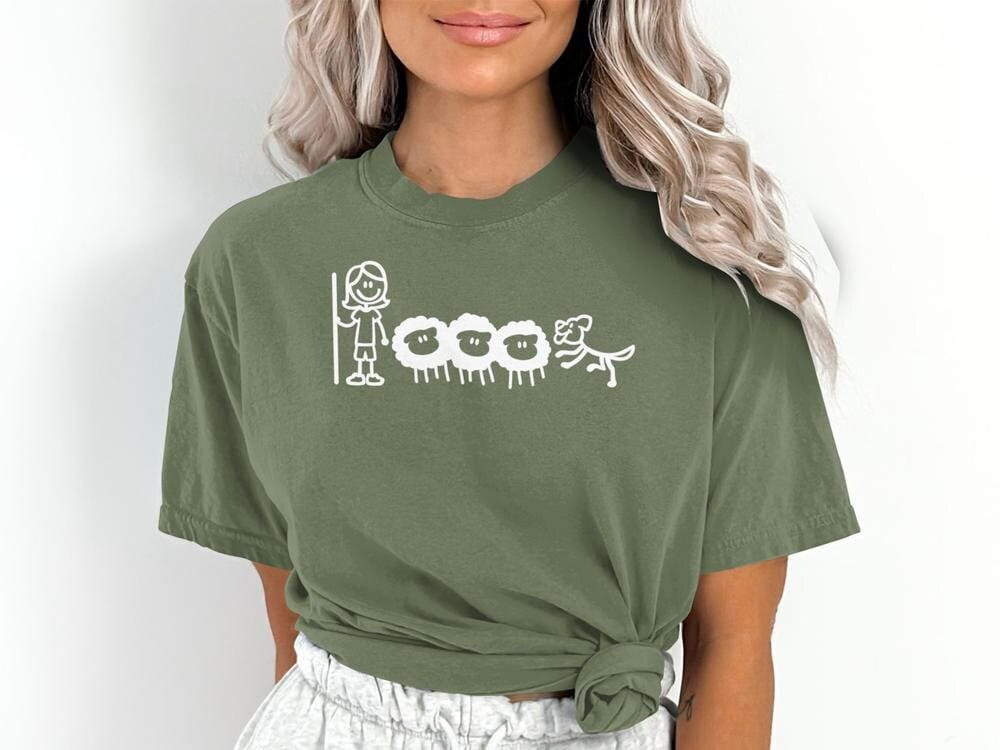 Herding Dog, Sheep Herding, Dog Sports, Shirt, Woman and Dog, Stick ...