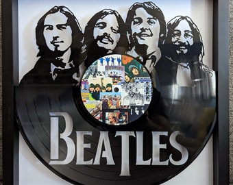 Beatles Vinyl Record Art - Etsy