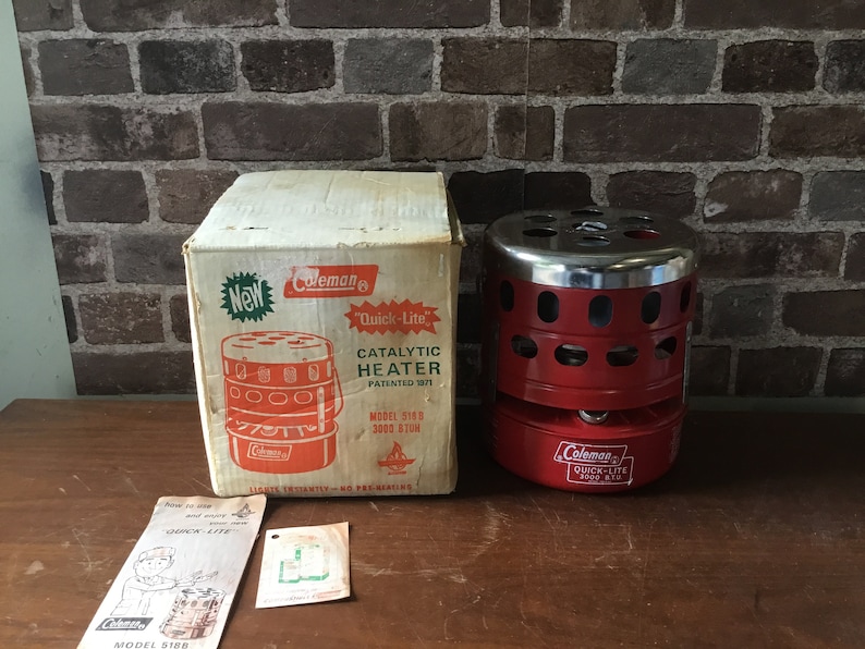 Vintage Coleman 518b Catalytic Heater - Etsy