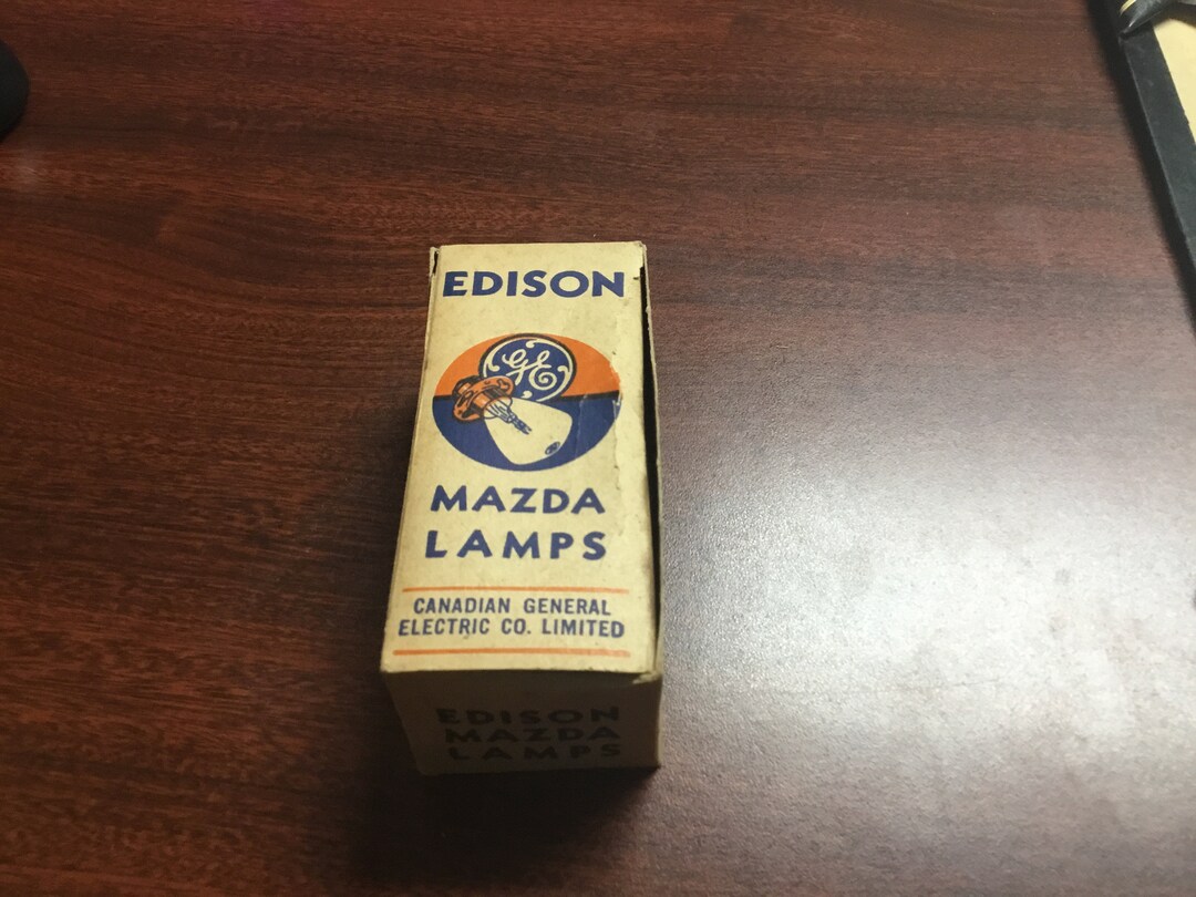 New Old Stock Vintage Edison Mazda Lamps - Etsy