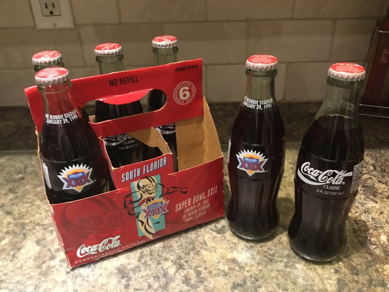 Coca Cola Super Bowl 6 Pack Unopened - Etsy