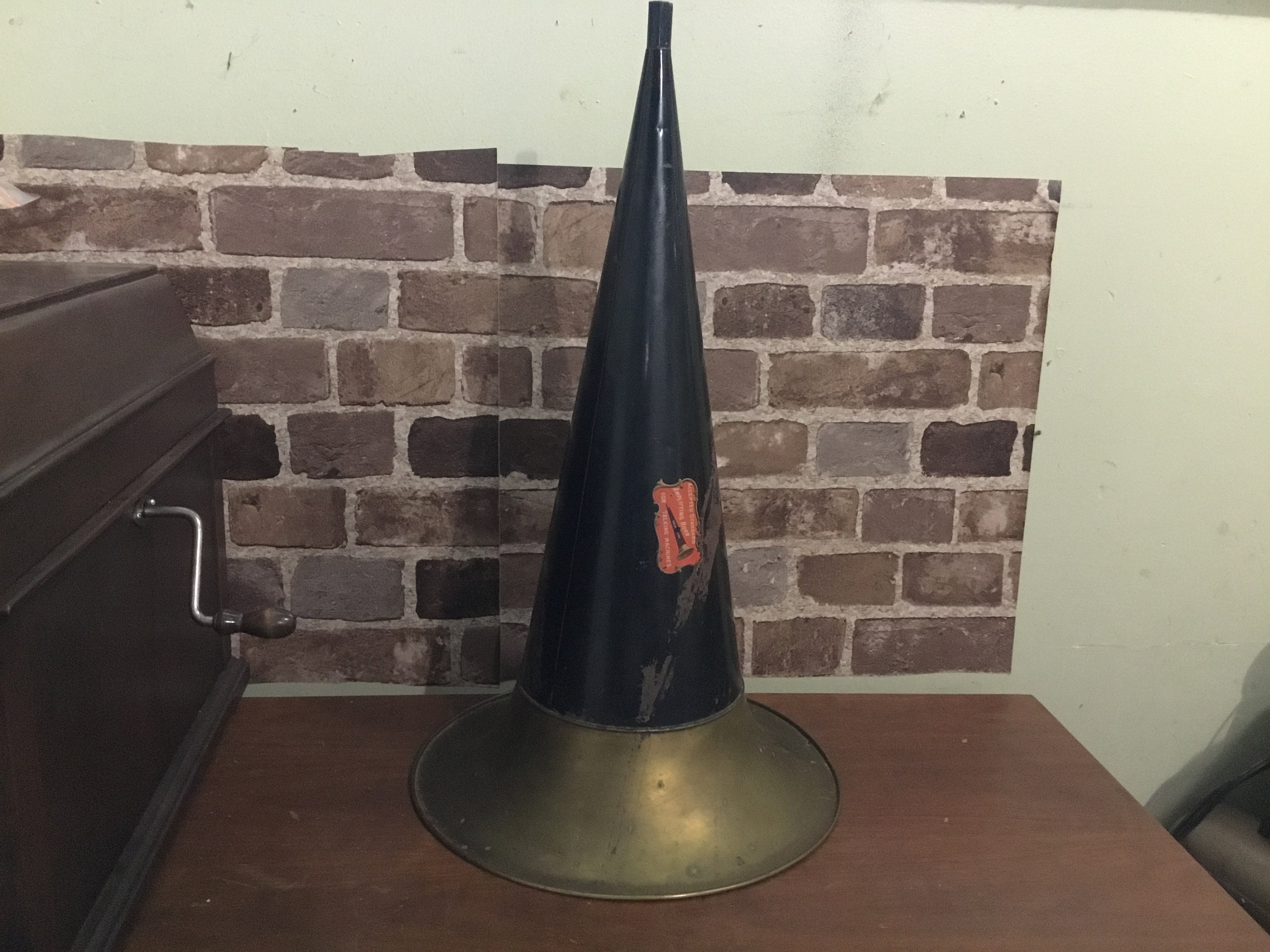 Vintage Brass Bell Phonograph Horn, Talking Machine, Edison - Etsy