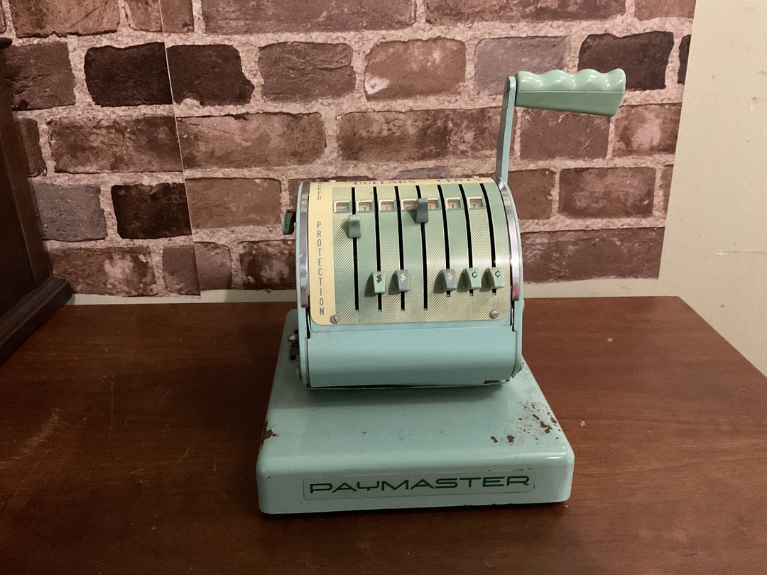 Vintage Vintage Paymaster X-550 Check Writer - Etsy