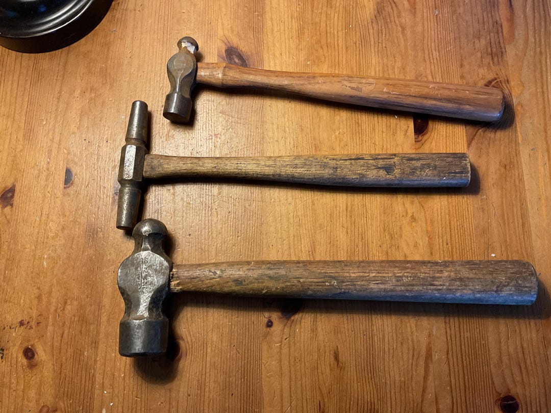 Lot of 3 Vintage Antique Hammers - Etsy