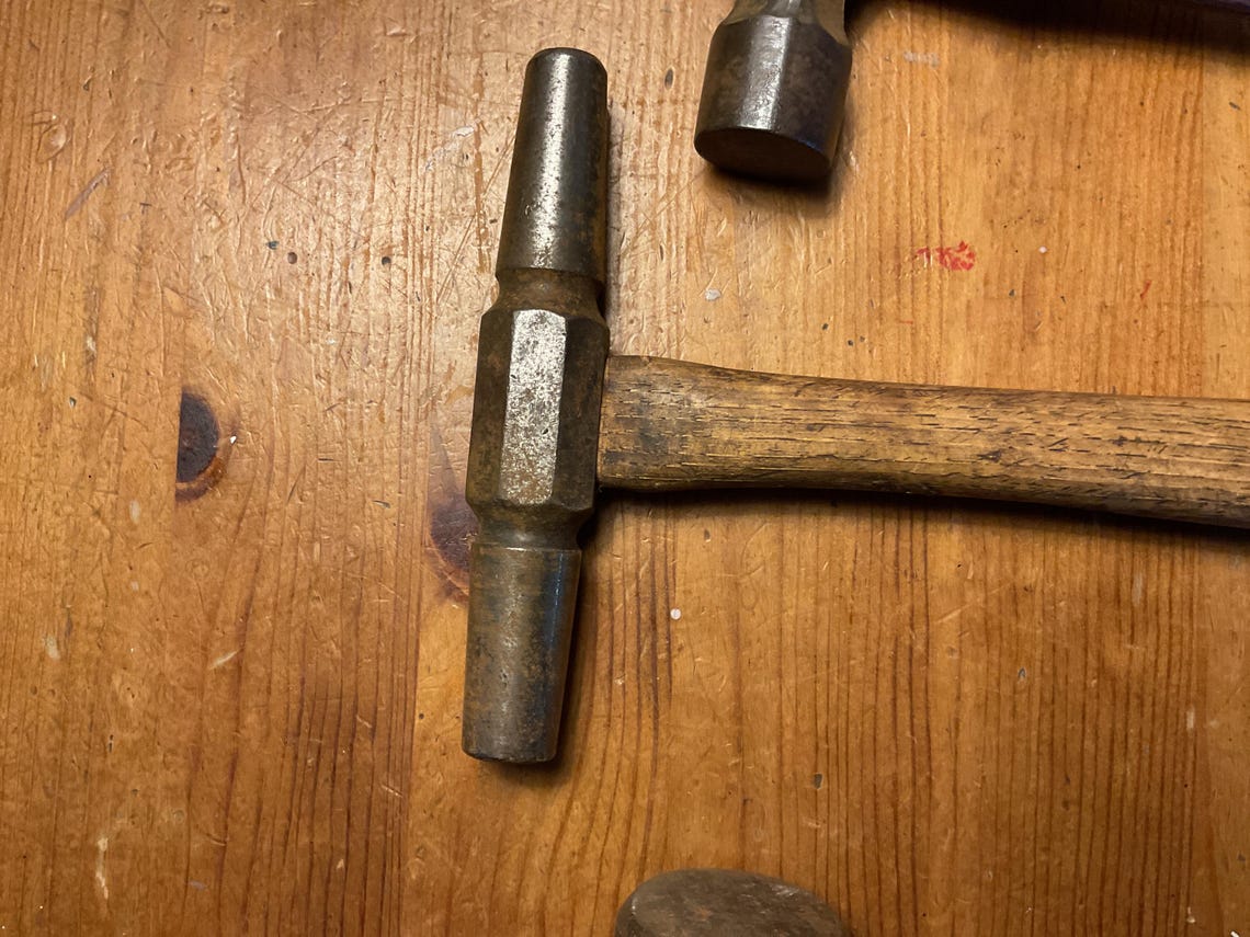 Lot of 3 Vintage Antique Hammers - Etsy