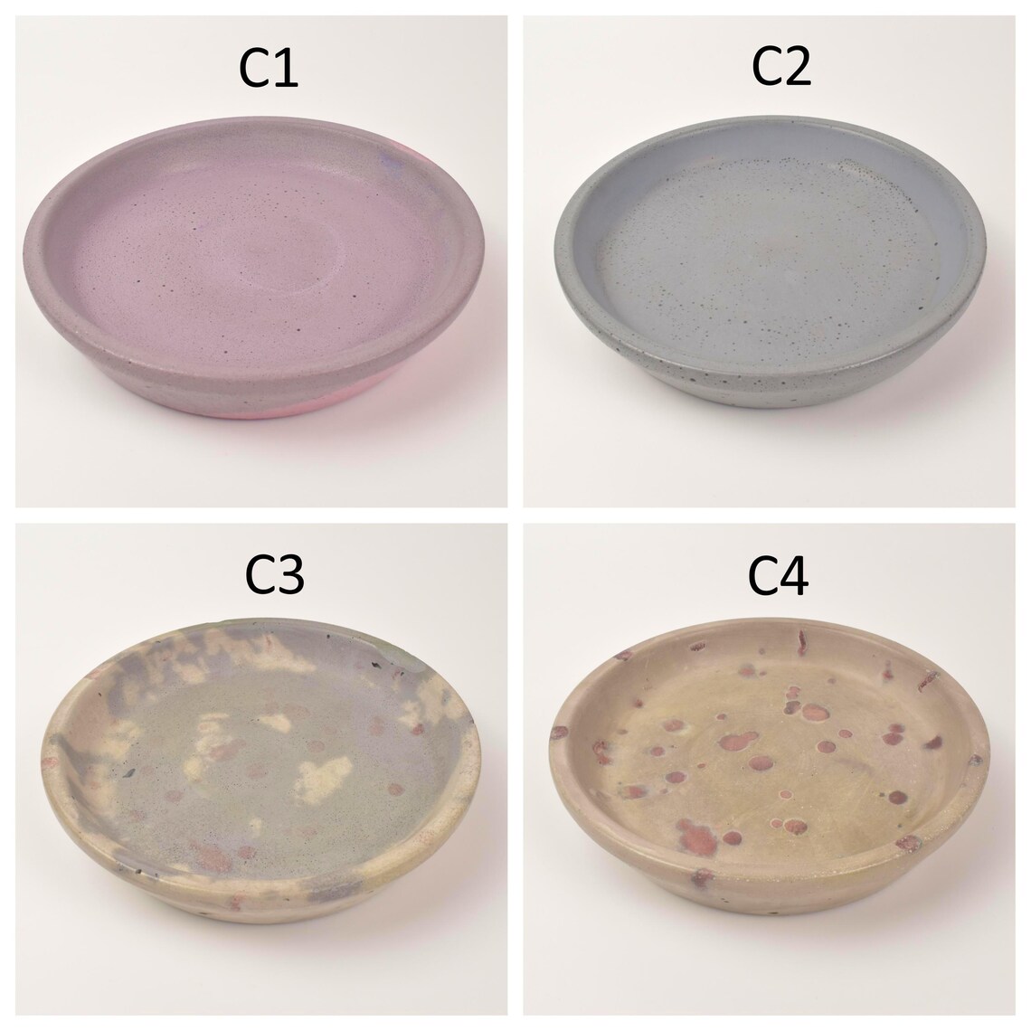 6" Plant Saucer / Drip Tray / Hand Buffed Concrete / Trinket Tray ...