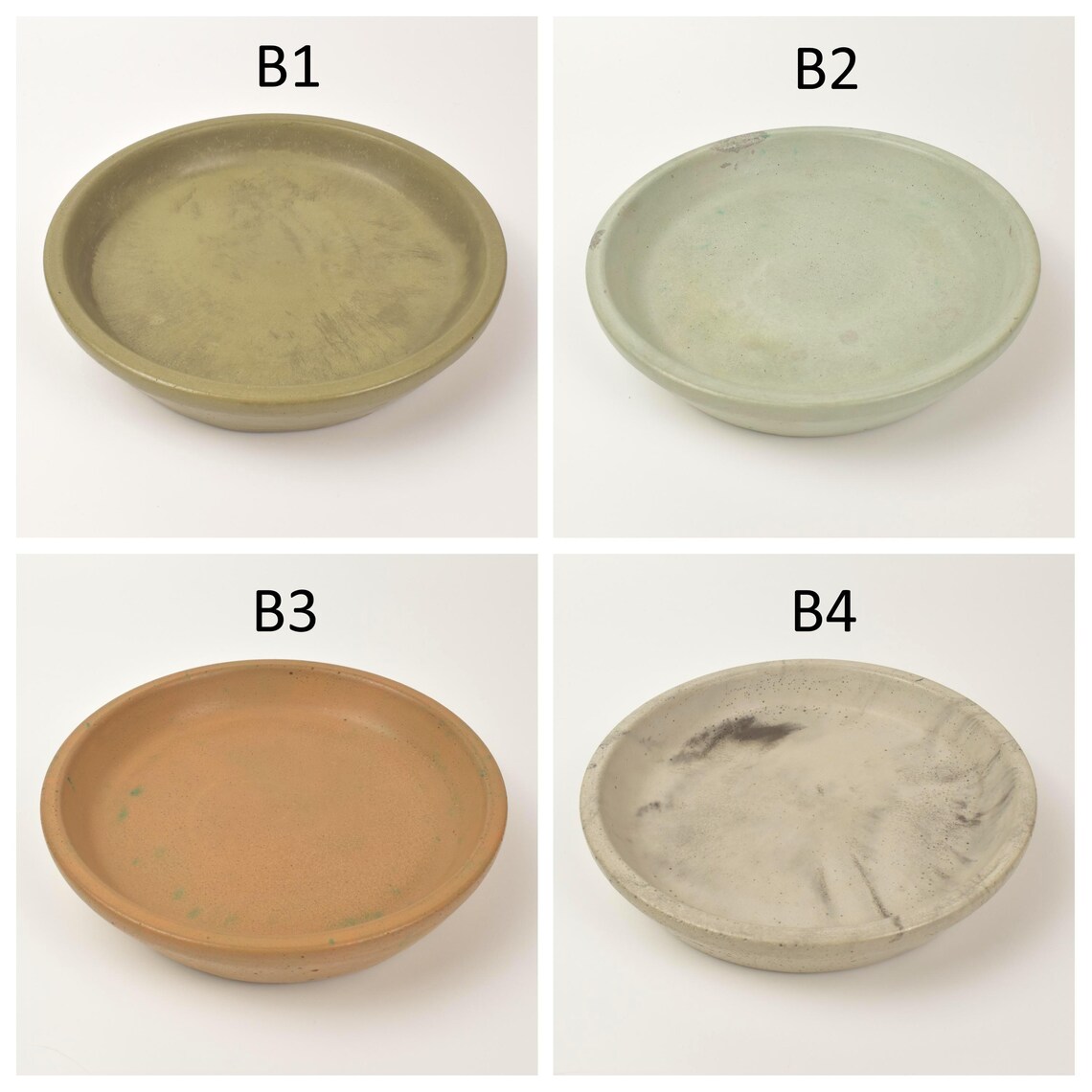 6" Plant Saucer / Drip Tray / Hand Buffed Concrete / Trinket Tray ...
