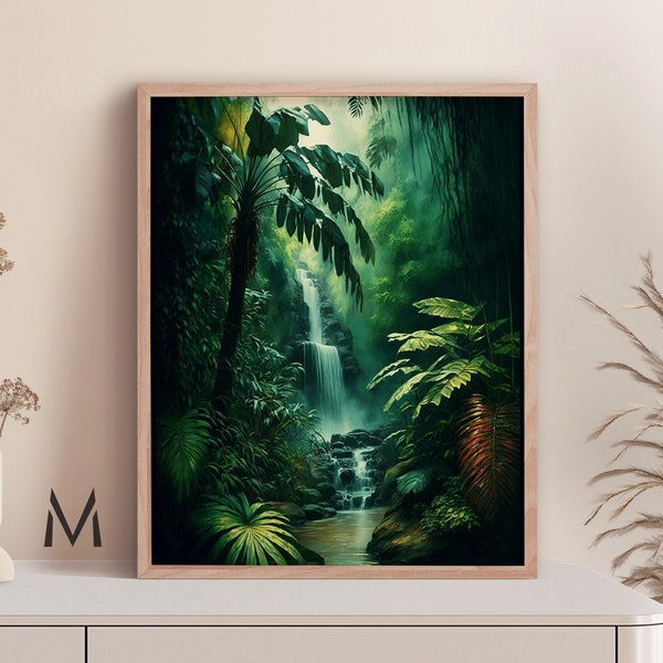 Abstract Jungle Art - Etsy