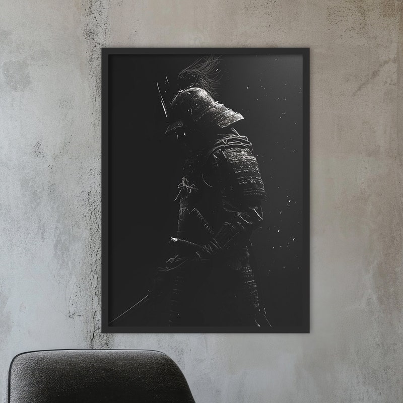 Framed Samurai Wall Art - Etsy UK