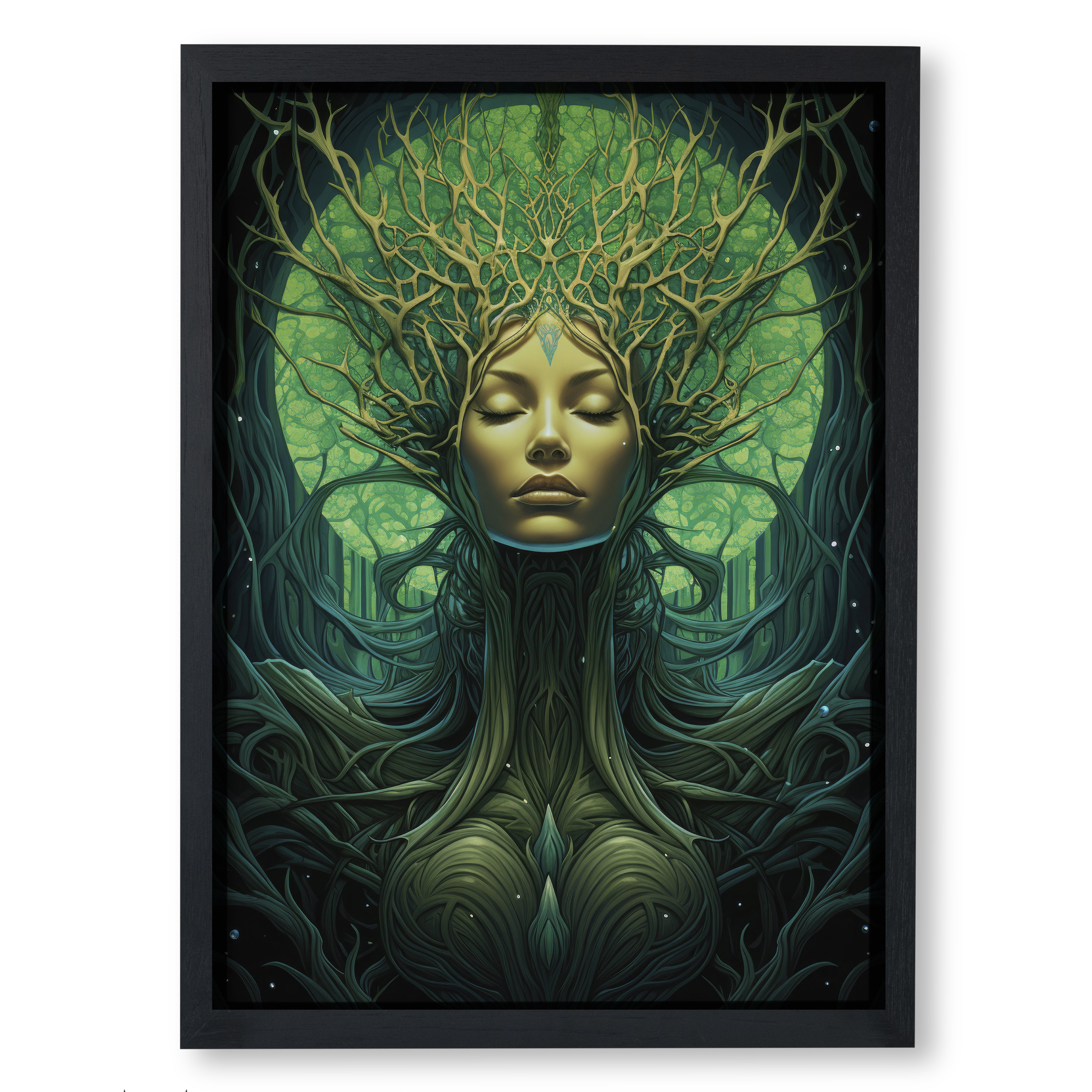 Mother Nature Wall Art Goddess of Nature Mother Earth Nature - Etsy