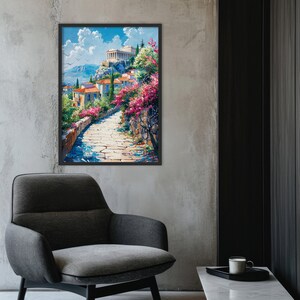 Acropolis of Athens Water Colour Paintings Greek Wall Art Beautiful ...