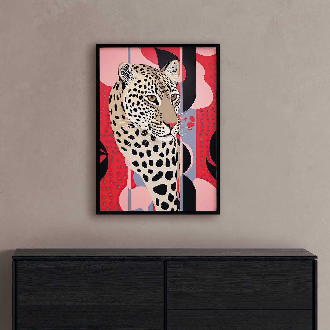 Abstract Jaguar Painting Colorful Pop Art Jaguar Art Modern Jaguar ...