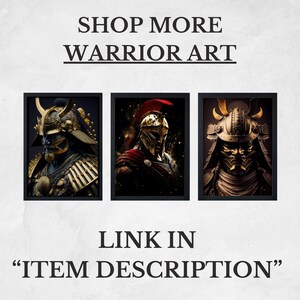 Golden Samurai Wall Art Golden Samurai Painting Samurai Wall Art for ...