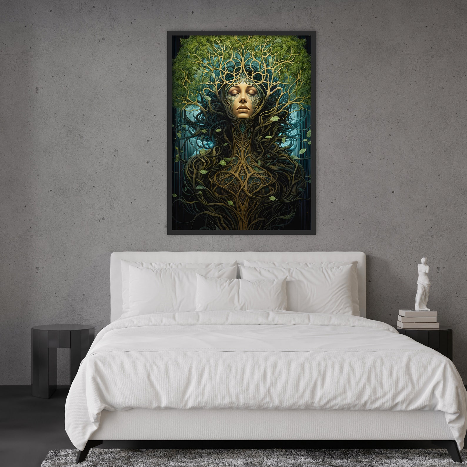 Mother Nature Wall Art Goddess of Nature Mother Earth Nature Spirit ...
