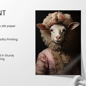 Renaissance Sheep Painting Sheep in Classical Art Renaissance-style ...