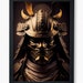 Golden Samurai Wall Art Golden Samurai Painting Samurai Wall - Etsy